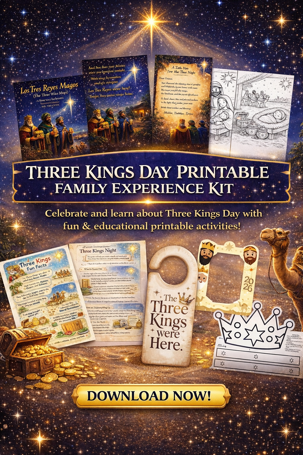 Three Kings Day Printable Kit | Family Story & Activities – Chosen ...