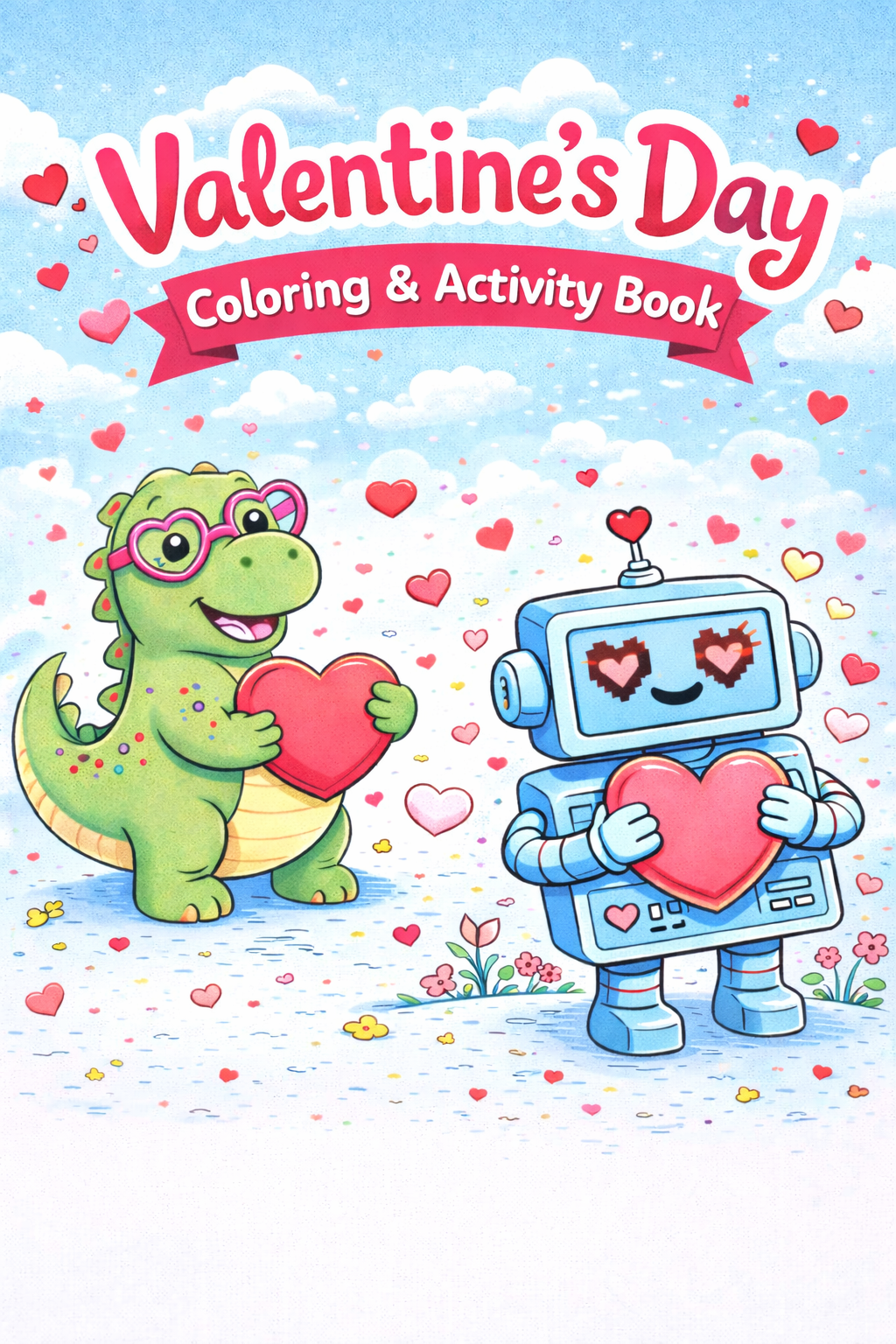 Valentine’s Day Coloring Book for Kids | 16 Pages PLR – Chosen Society Co