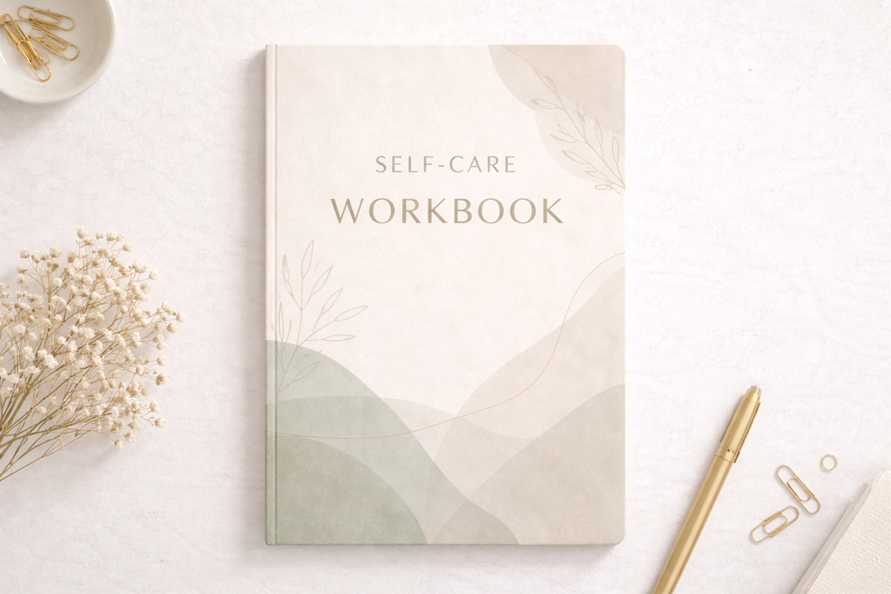 Self-Care Workbook with PLR | Editable Wellness Journal PDF for Coache ...